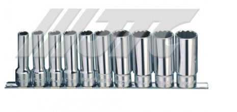 1/2" x 10PCS DEEP SOCKET SET(12PT) – JTCTOOLSUSA