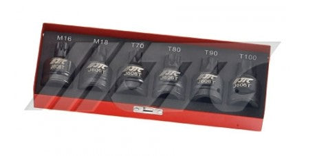 3/4" 6PCS IMPACT STAR & SPLINE SOCKET SET – JTCTOOLSUSA