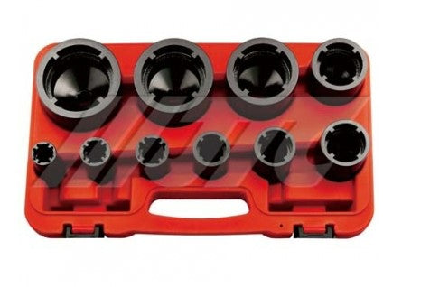 10PCS GROOVED NUT SOCKET SET(INNER TOOTH) – JTCTOOLSUSA