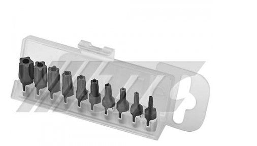 10PCS 5PT. STAR BIT SET(TAMPERPROOF) – JTCTOOLSUSA