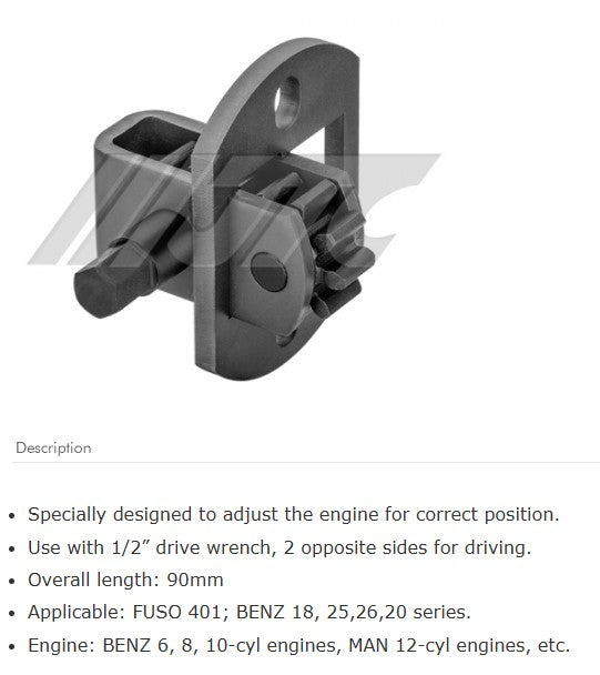CRANKSHAFT ALIGNMENT TOOL(3 GEARS)-for BENZ, MAN – JTCTOOLSUSA