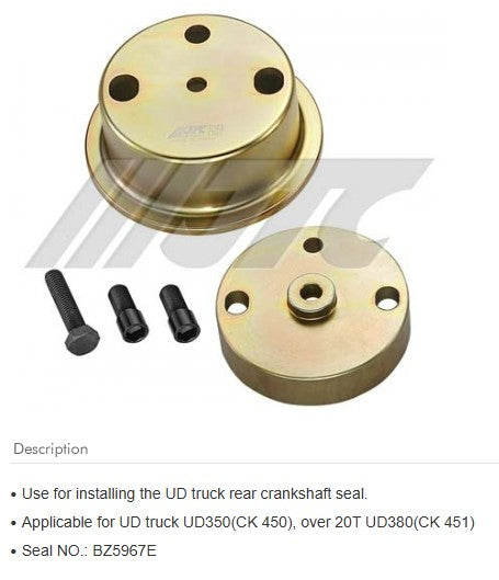 UD CRANKSHAFT REAR OILSEAL INSTALLER – JTCTOOLSUSA